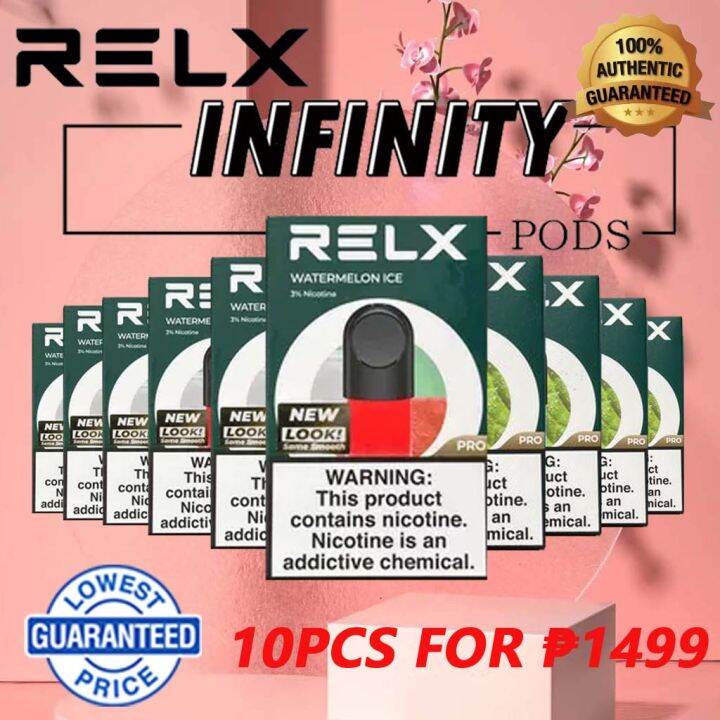 10pcs for ₱1499！！！relex Infinity Pod Pro Compatible With REL X Phantom ...