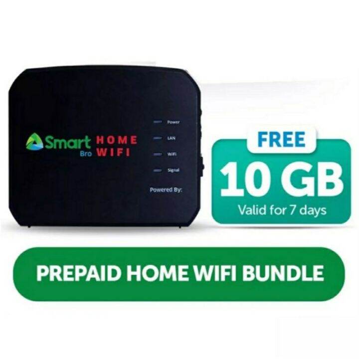 PLDT Smart Bro Home WiFi (PREPAID) BLACK | Lazada PH
