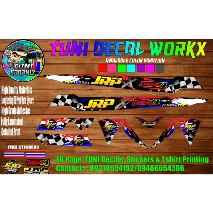 popular WAVE i 125 v2 (JRP X DAENG DECALS) W/ FREEBIES | Lazada PH