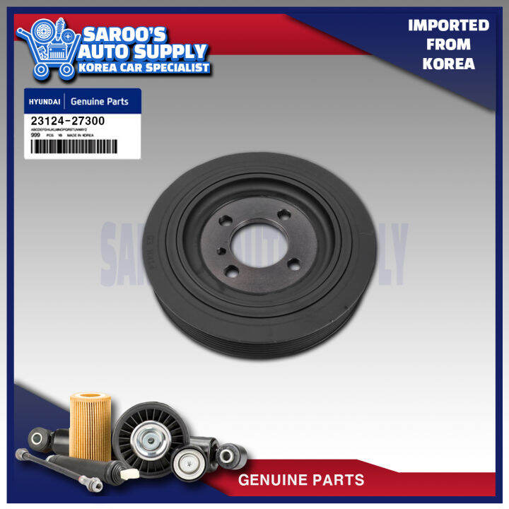 [D][Genuine] Damper Pulley / Crankshaft Pulley For Hyundai , Kia ...