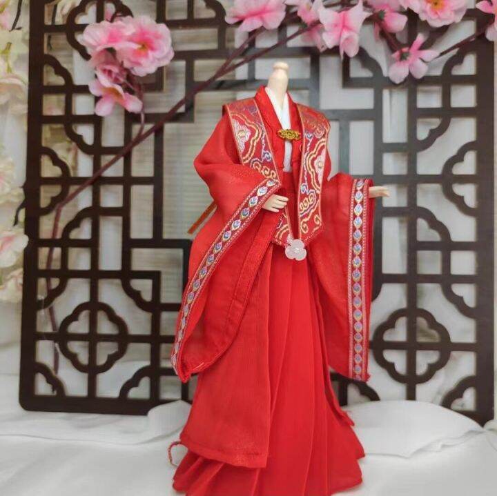 Customize 1/6 Scale Female Hanfu Chinese Ancient Clothes Model Fit 30Cm ...