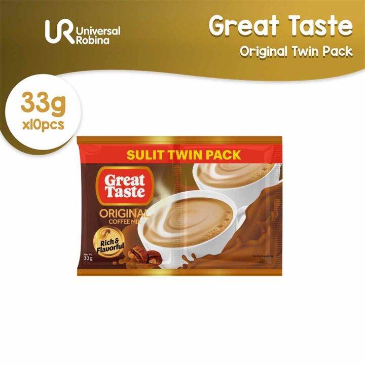 Great Taste Original 3-in-1 Twin Pack (33g x 10) | Lazada PH