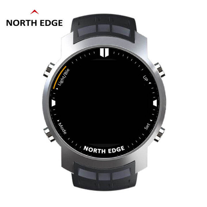 NORTH EDGE smart sports metal watches heart rate waterproof swimming ...