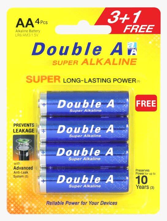 Double A Alkaline Battery - AA BATTERY ( 1 Pack ) | Lazada