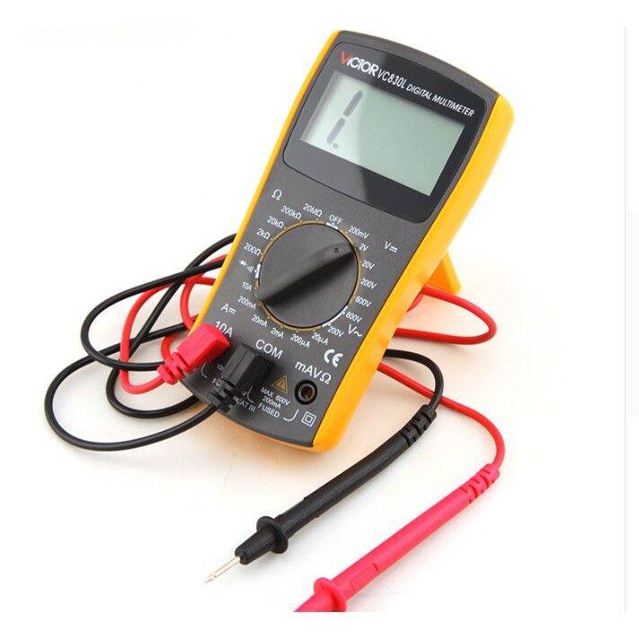 VC830L Professional Electric Handheld AC DC LCD Display Tester Meter ...