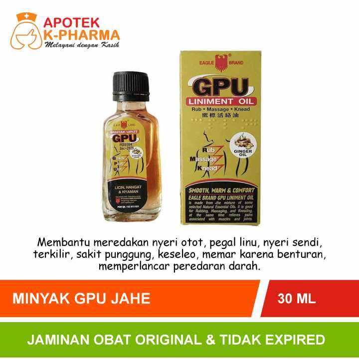 Minyak Gpu Jahe Isi 30ml Obat Original Eagle | Lazada Indonesia