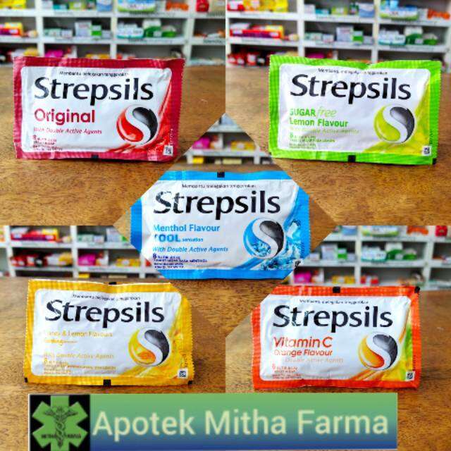 STREPSILS LOZENGES TABLET HISAP/SACHET | Lazada Indonesia