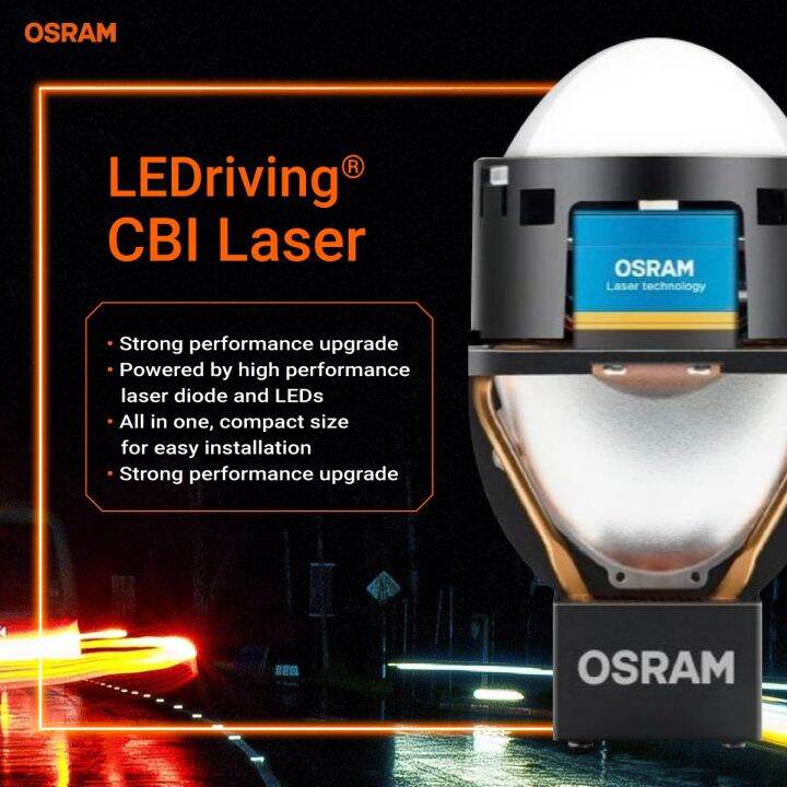OSRAM CBI LEDriving CBI Laser (ล่าสุด) 🔥ออสแรมเปิดตัว 🔥รุ่นท็อป 🔥ไฟหน้า ...