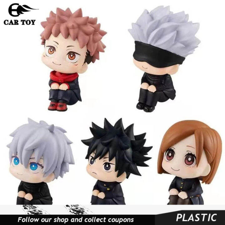 CAR TOYS Jujutsu Kaisen Action Figure Q Version Gojo Satoru Fushiguro ...