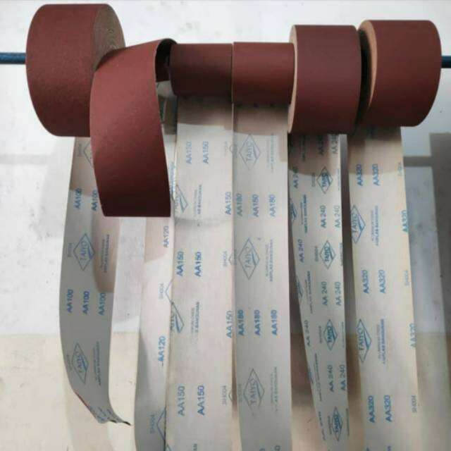 AMPLAS ROLL / AMPLAS METERAN 1 METER GRADE GRIT 60 - 400 | Lazada Indonesia