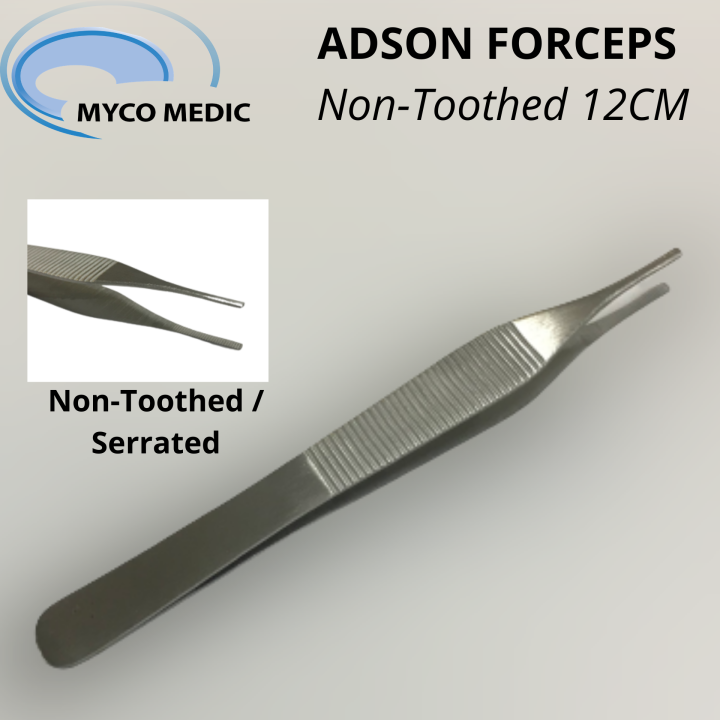 5" / 12cm Adson Tissue Forceps Non-Toothed | Lazada