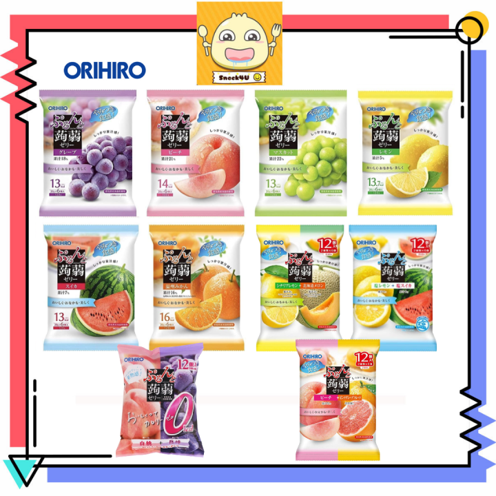 [Snack4U] Japan Orihiro Konjac Jelly Konnyaku Jelly Single/ Twin Flavor ...