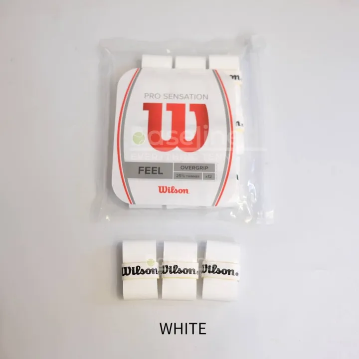 Original Wilson Pro Sensation Super Thin Tennis Overgrip - Feel (Used ...