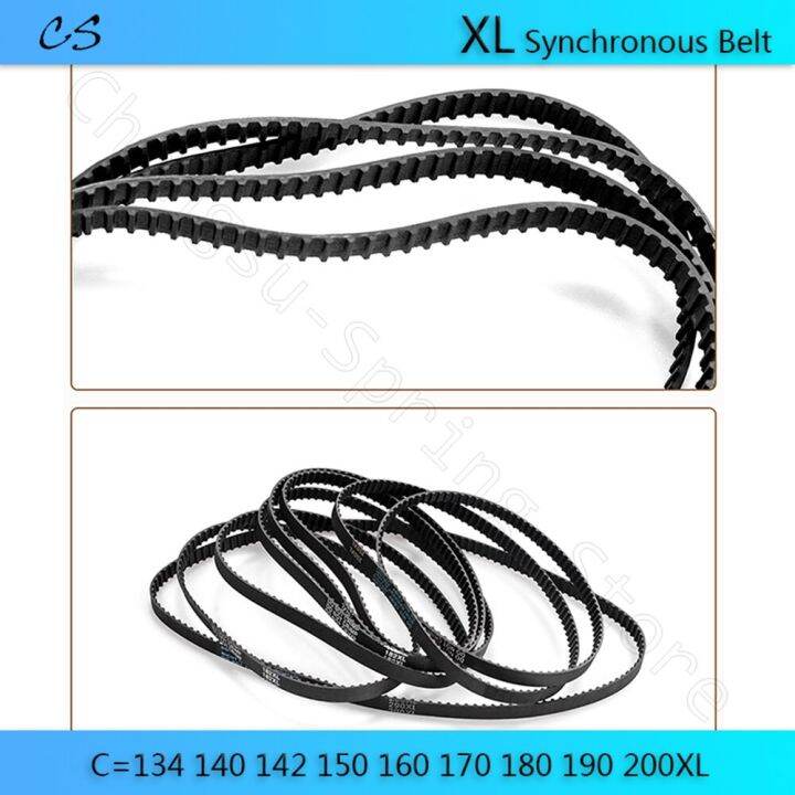 XL Timing Belt Width 10mm Rubber Synchronous Wheel Belt 134 140 142 150 ...