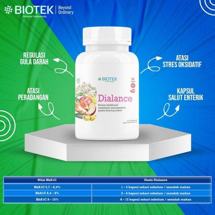 Dialance Isi 30 Kapsul Biotek Original | Lazada Indonesia