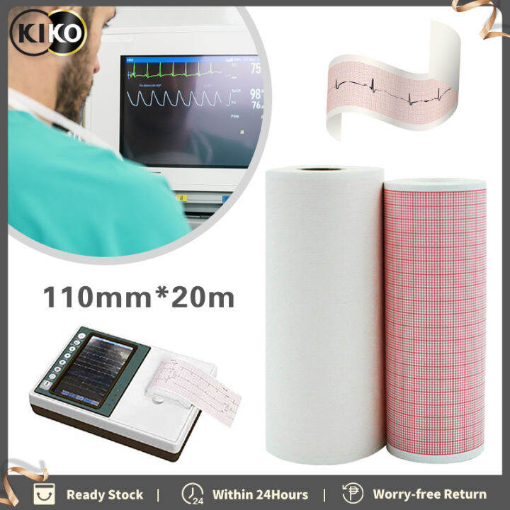 ECG Paper for Medical-Grade Use EKG Paper for ECG Machine 110mmx20m ...