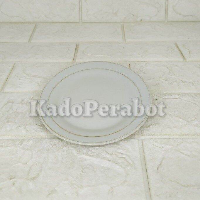 piring keramik ceper 6 list - piring ceper sambal keramik - piring kue - piring dessert restoran ...