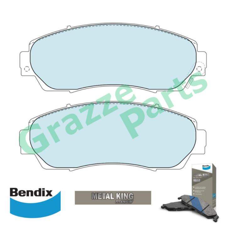 Bendix Metal King Titanium Disc Brake Pad Front DB1843 - Honda CRV SWA ...