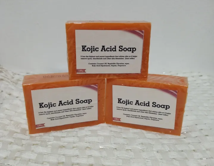 Kojic Acid Soap 3 pcs 135g soap | Lazada PH