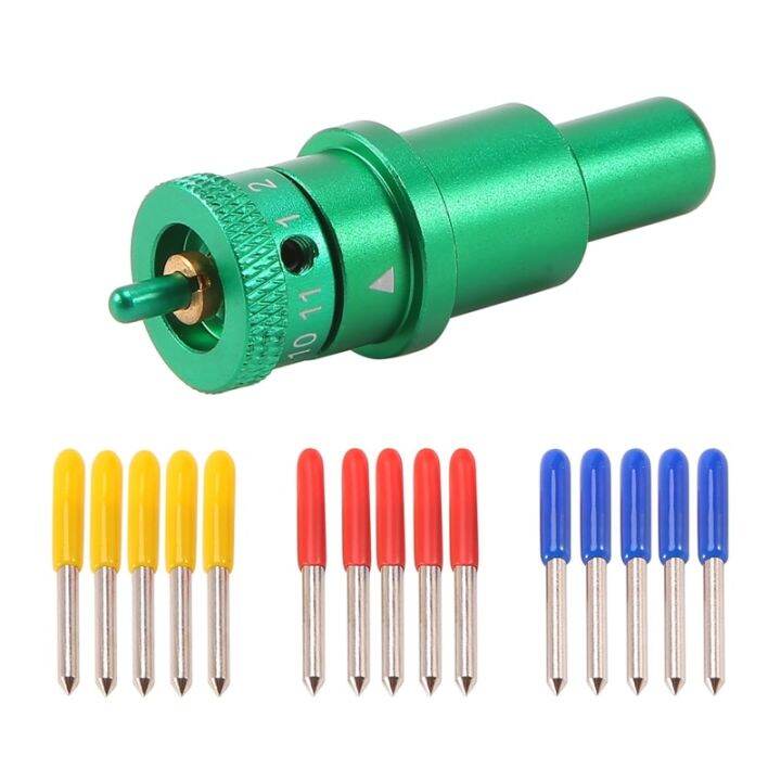 30 45 60 องศา 15 ชิ้น Plotter Blade เครื่องตัดไวนิลสําหรับ Graphtec Silhouette Cameo 4 Plus Pro ...