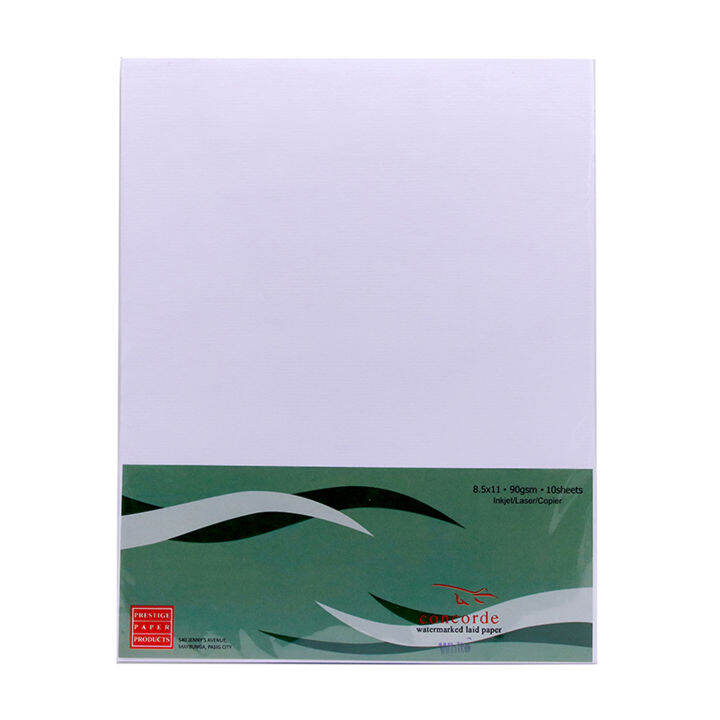 Concorde Laid Specialty Paper Board 220gsm 10sheets per pack | Lazada PH
