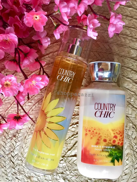 Bath and Body Works COUNTRY CHIC Lotion/Mist Bundle (set) | Lazada PH