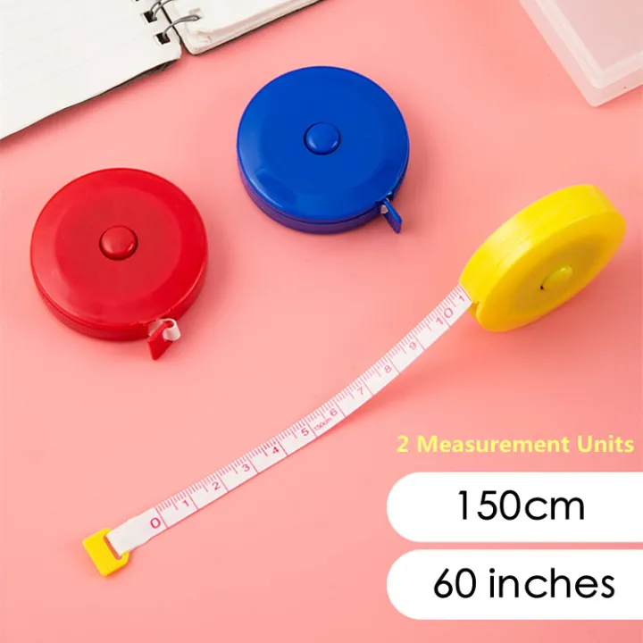 Candy Online Mini Plastic Tape Measure Has 2 Measurement Units Rulers ...