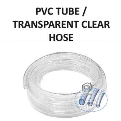 [ROLL] Pvc Clear Hose Pipe Air Line Tube Transparent Pump Aquarium Pipe ...