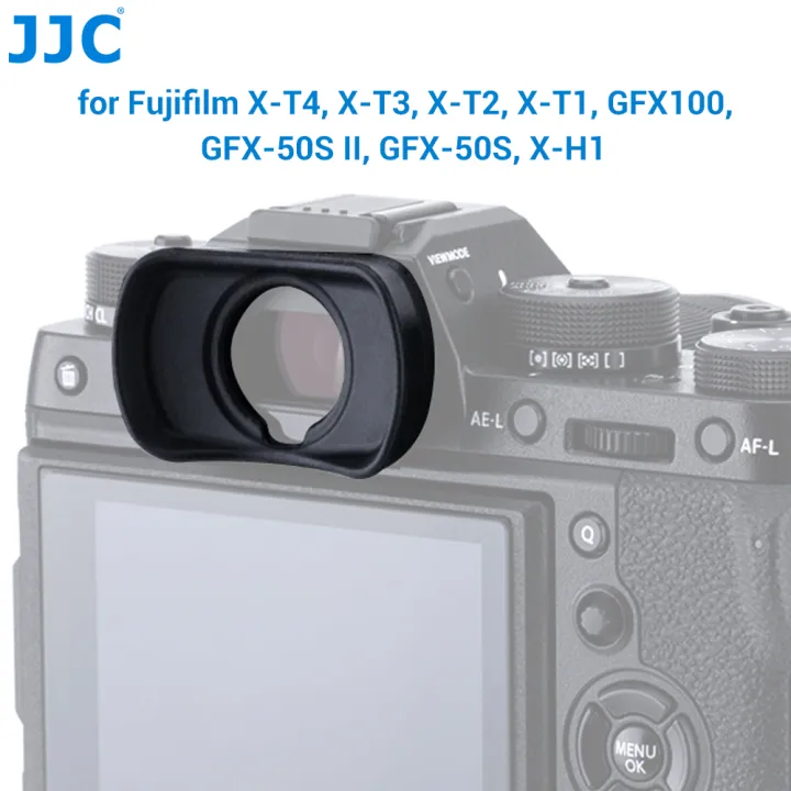 JJC EC-XTL Camera Eyepiece Eyecup Silica gel Viewfinder Protector for Fuji Fujifilm X-H2S X-T4 X ...