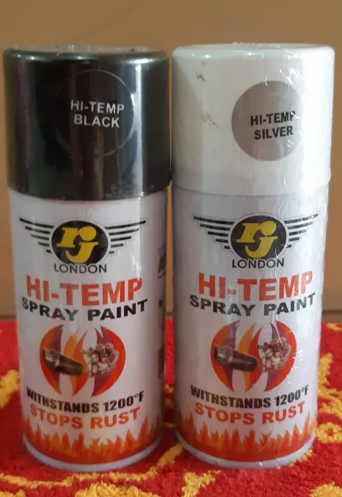 CAT SEMPROT PILOX RJ LONDON HI - TEMP BLACK & SILVER 150 CC | Lazada Indonesia