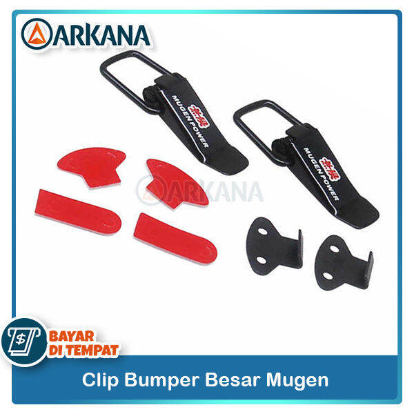 KLIP BUMPER MOBIL UKURAN BESAR LOGO MUGEN 1set isi 2pcs PENJEPIT BEMPER ...