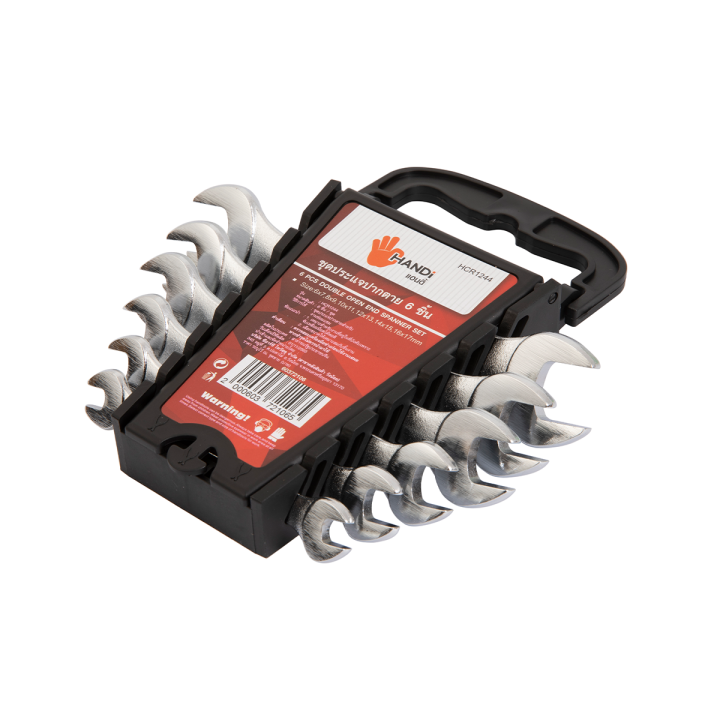 ชุดประแจปากตาย HANDI รุ่น HCR1244 (แพ็ก 6 ชิ้น) สีเงิน | Lazada.co.th