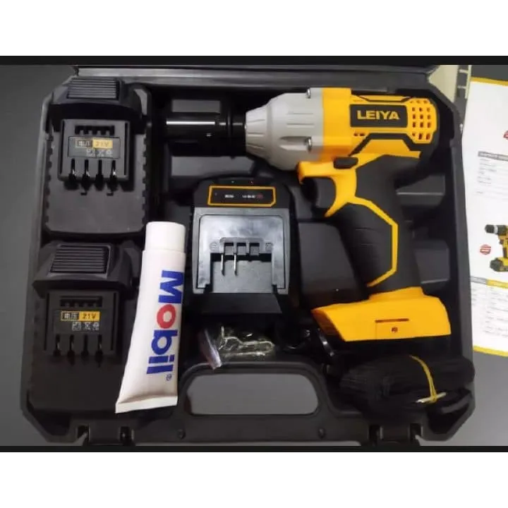 Leiya LY-DW0118 Cordless Impact Wrench 18V 4AH/6AH 18V 300N.M TORQUE ...