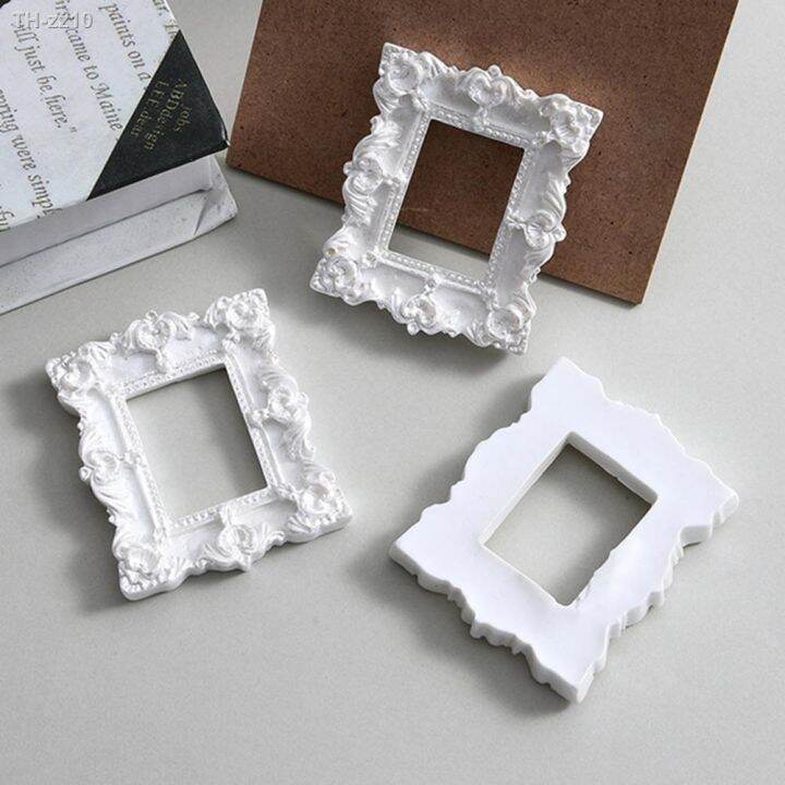 2Pcs Beautiful Photo Frames Anti-deformed DIY Compact Plain Design ...