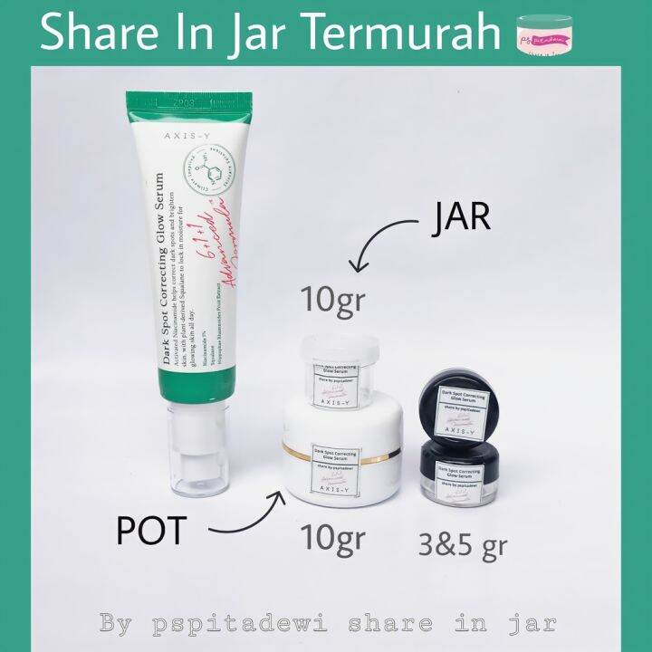 SHARE - AXIS-Y DARK SPOT Correcting Glow Serum Share In Jar Axis Y ...