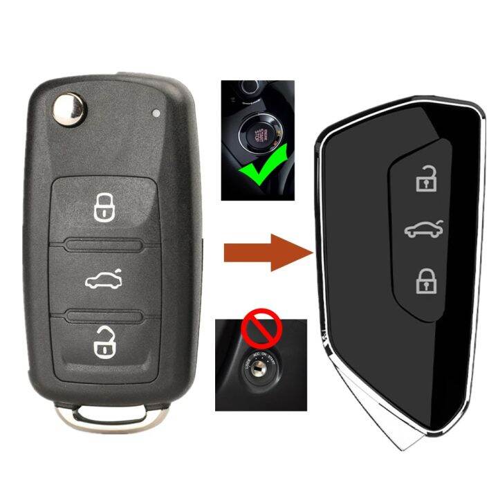 Car Keyless Remote Key 202AJ 202N Modified Golf 8 MK8 Key for VW Golf ...