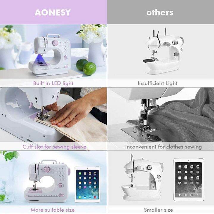 【XLyFrrUD】classics PH STOCK 505A Sewing Machine Mini Manual Portable ...