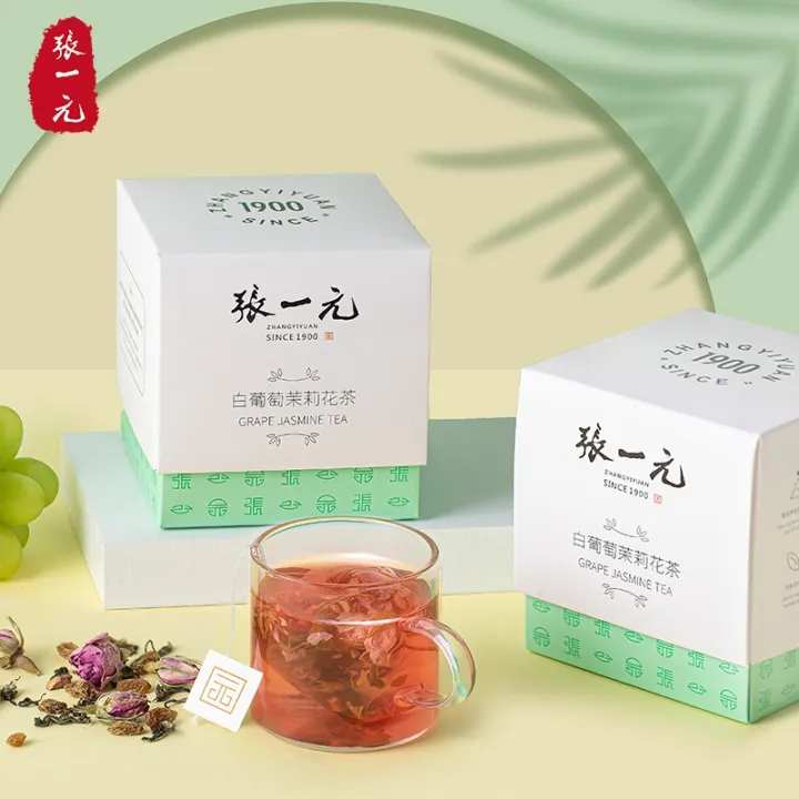 Zhang Yiyuan Tea White Grape Jasmine Tea Fruity Camellia Tea Afternoon Tea Cold Brew Tea 30g ...