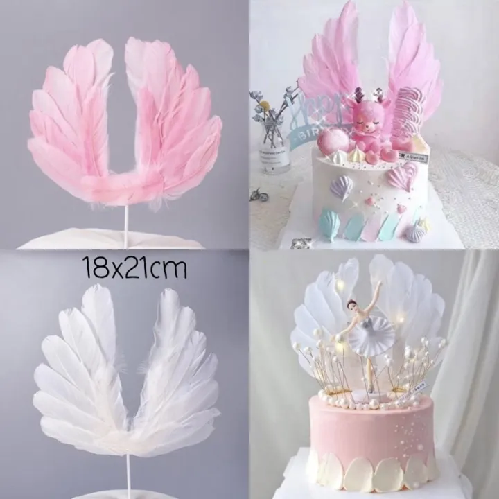 Angel Wings Cake Topper / Feather Cake Topper (1pc) | Lazada PH