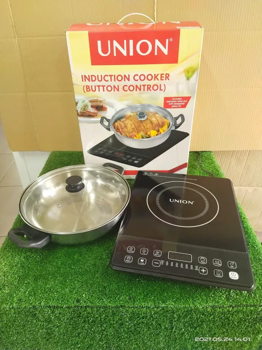 UNION UGIDC-188 / INDUCTION COOKER / GLASS TOP PANEL SOFT TOUCH BUTTON ...