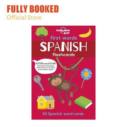 Lonely Planet Kids: First Words Spanish Flashcards (Cards) | Lazada PH