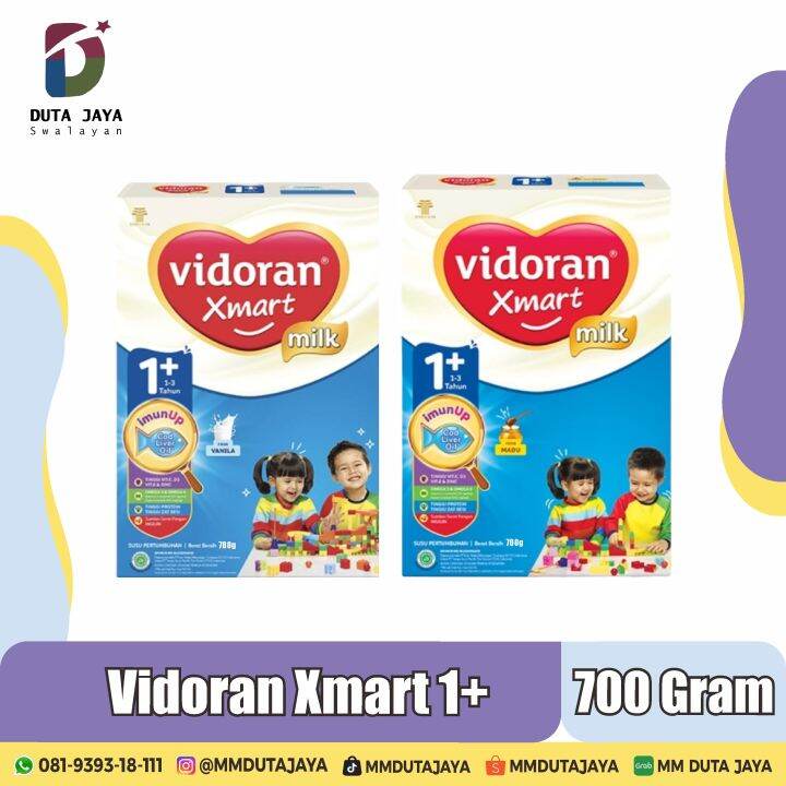 Vidoran Xmart 1+ Nutriplex Susu Formula Pertumbuhan Anak Vanilla Madu ...