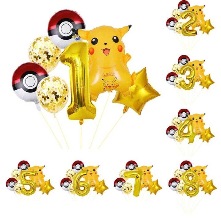 NEW Pokemon Balloon Dream Theme balloon Party Decoration Supplies ...