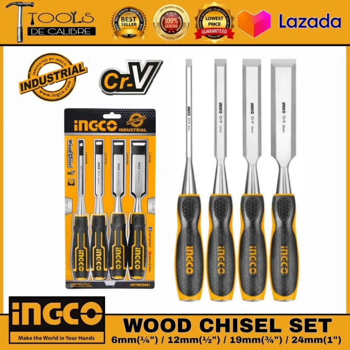 INGCO Wood Chisel Set (HKTWC0401) | Lazada PH