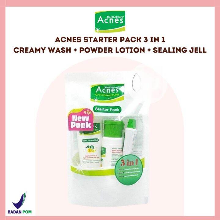 ACNES Starter Pack 3 In 1 | KEMASAN BARU | Lazada Indonesia