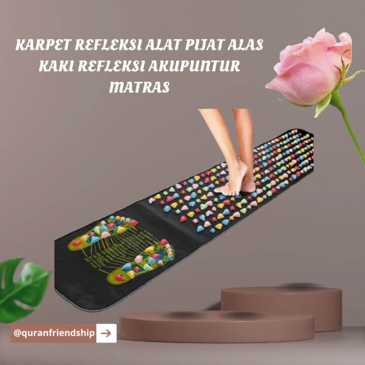 KARPET REFLEKSI ALAT PIJAT ALAS KAKI REFLEKSI AKUPUNTUR MATRAS | Lazada Indonesia