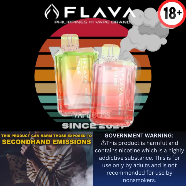 Flava Geekbar 10000 puffs powered by Denkat Flava Geek bar 10k ...