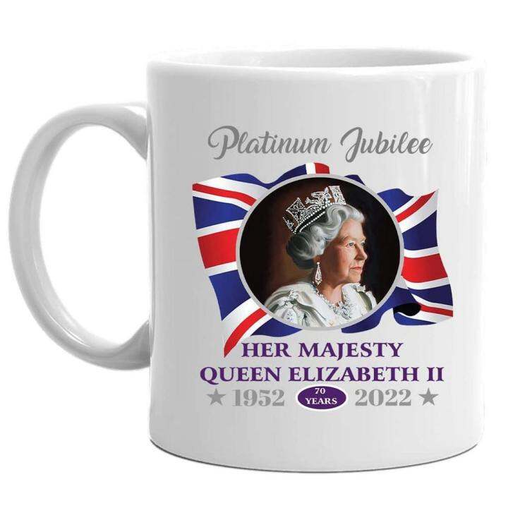 Queen Elizabeth Memorial Mug Queen Ceramic Souvenir Mug Commemorative ...