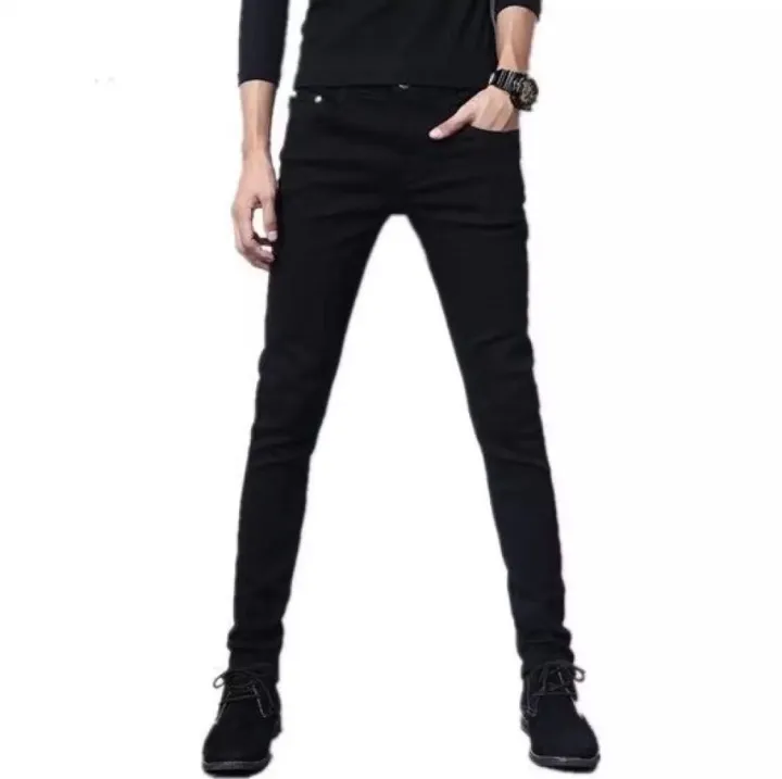 Maong Pants Black Skinny For Men 100% Good Quality | Lazada PH