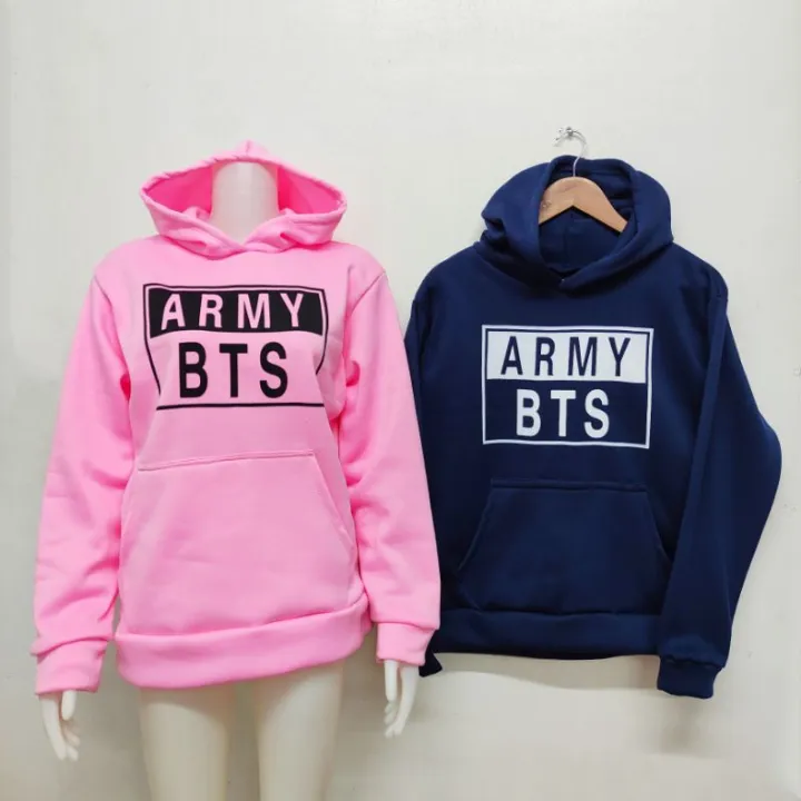 BTS ARMY HOODIE JACKET NEW PRINT (1) | Lazada PH